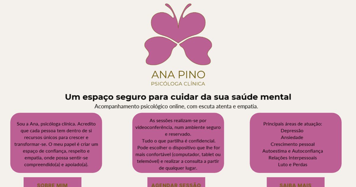 Ana Pino - Psicóloga Clínica